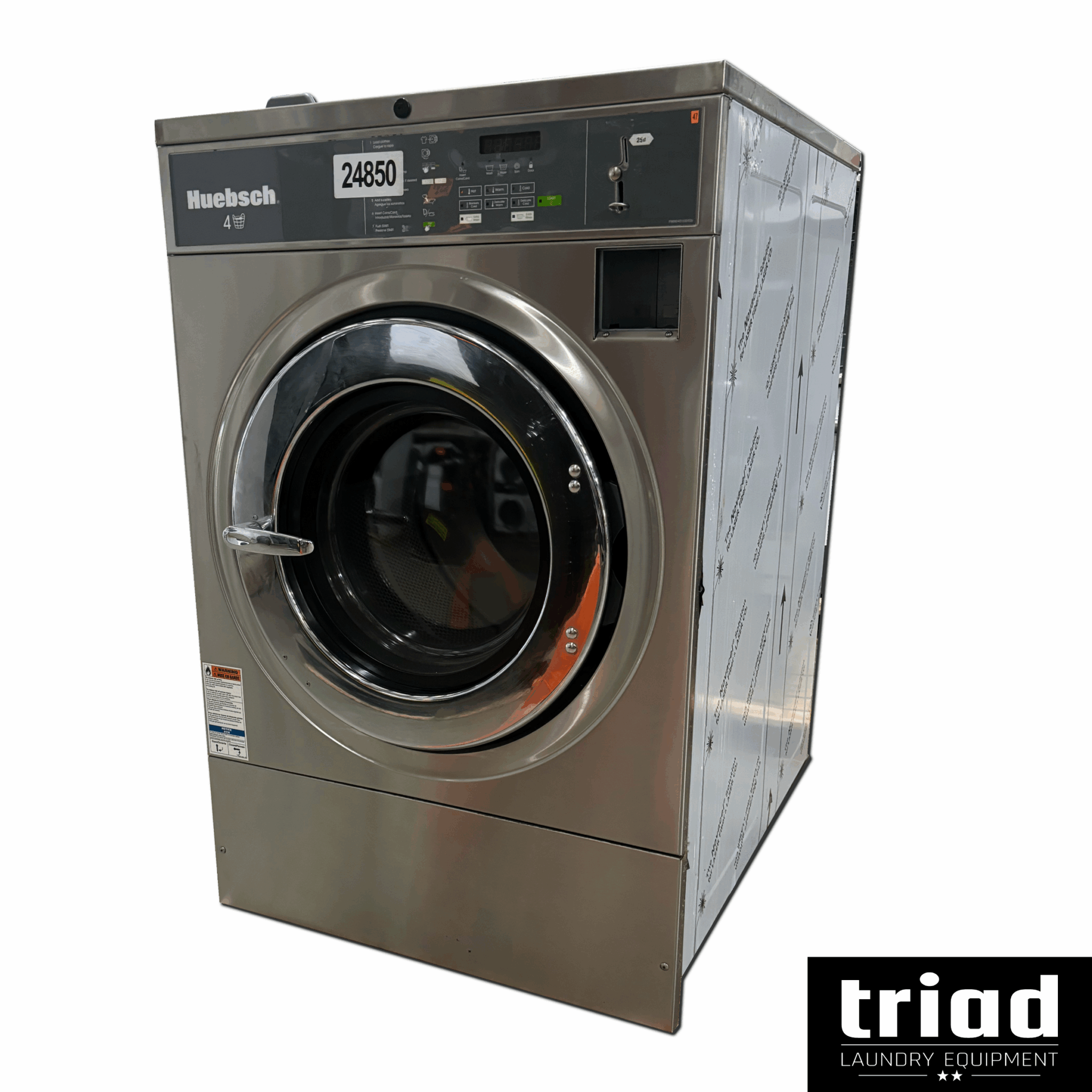 2021 Huebsch 40lb Coin Op Commercial Washer 1 Phase - Triad Laundry